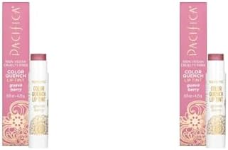 Amazon.com : Pacifica Color Quench Tinted Lip Balm - Guava Berry, With ...