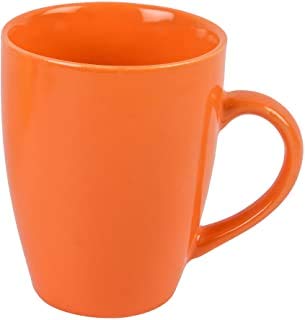 Buy Tee Mafia Ceramic Orchid Orange Mug | 330 ml | Microwave ...