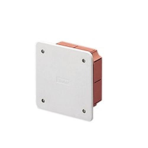 Recessed junction box EC350 with white cover IP40 (120 x 100 x 50 ...