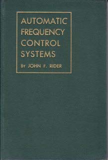 Automatic Frequency Control Systems: John F. Rider: Amazon.com: Books