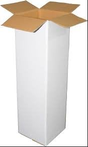 Varda Packaging 5 Ply | White 4X4X10 Inches | Corrugated Boxes Pack of ...