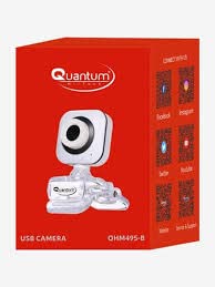 Web CAM Quantum QHM495B 360 Degree Rotation PC HD Camera, with Built-in ...