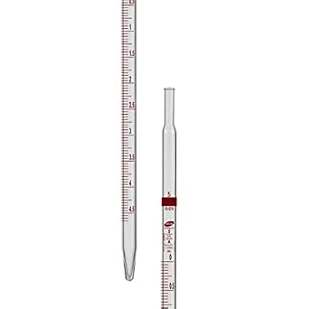 Omsona Glassware Graduated Pipette, Serological Type, Class ‘A ...