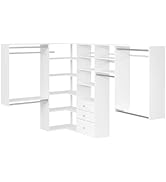 Amazon.com: Easy Track PH38-WH Living Essentials - Shelf Tower Wood ...