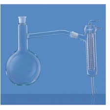 BOROSILICATE GLASS DISTILLATION APPARATUS WITH FRIEDICHS CONDENSER WITH ...