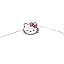 Silver Buffalo Hello Kitty Face with Pink Bow 20ct Decorative String ...