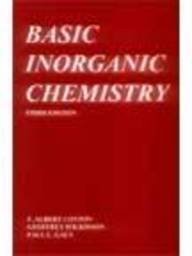 Amazon.in: Buy Basic Inorganic Chemistry Book Online at Low Prices in ...