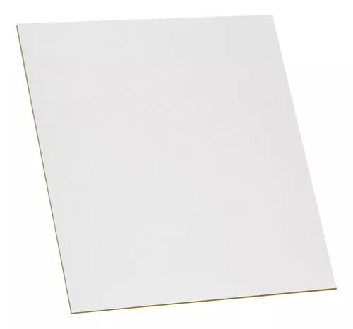 Kit 6 Chapas 1 Face Madeira Mdf Branco 60x40 Recorte Placa 3mm : Amazon ...