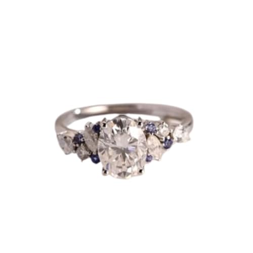 Amazon.com: SILVERWORLDSHOP 3 Ct Round Cut Diamond Delicate Fowler 4 ...