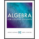Algebra for College Students -Student Solution Manual (9th, 11) by ...