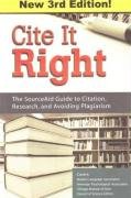 Buy Cite It Right: The SourceAid Guide to Citation, Research, and ...