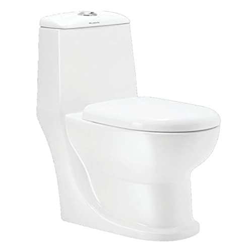 Belmonte Ceramic Floor Mounted One Piece Western Toilet/Commode/Water ...