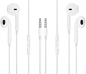 Amazon.com: Cochlear 2 Pack Apple Earbuds [Apple MFi Certified ...