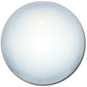 Amazon.com: 6-Inch Deflated Size Solid White Beach Ball - Inflatable to ...