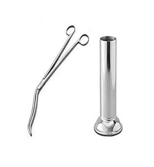 Cheatle Forceps With Jar 1Set 10 inch Made Of Stainless Steel Pack Of 1 ...