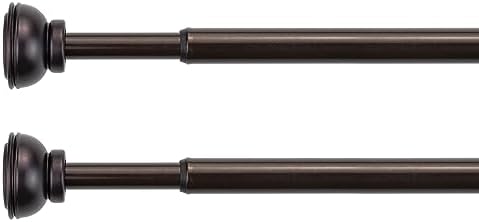 Amazon.com: Bali Blinds 26-5330-118 Decorative Spring Tension Rod, 24 ...