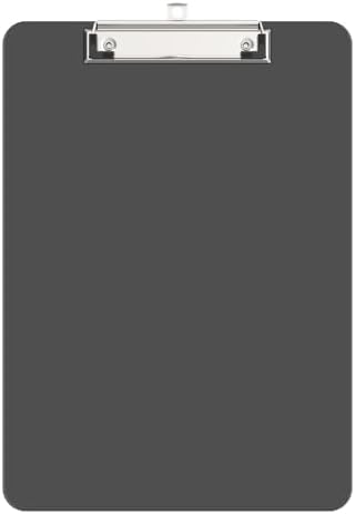 Amazon.com : Transparent Plastic Clipboard, Flat Clip, 9"x12-1/2 ...