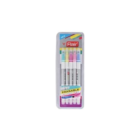FLAIR Creative Series Erasable Chisel Point 1 to 4 mm Highlighter ...