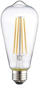 TCP LED Filament High CRI Standard Lamps ST19 40W, E26 Base, Dimmable ...
