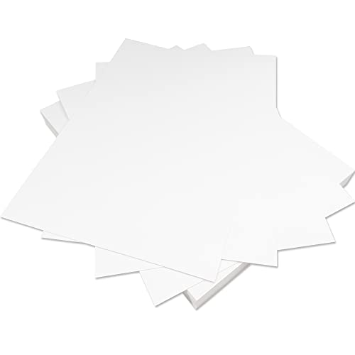White Card Paper 220 GSM A4 Thick Craft Paper – (Pack of 50 Sheets ...