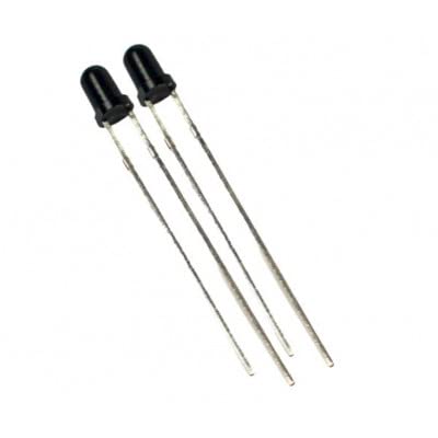 IR Infrared Receiving Diode 3mm LED, IRR3DR, Pack of 05 No's : Amazon ...