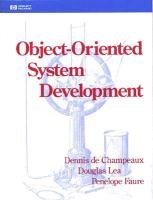 Object-Oriented System Development : deChampeaux, Dennis, Lea, Doug, Faure, Penelope: Amazon.in ...