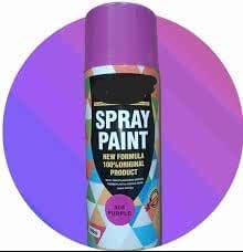 Purple Spray Paint 400ml (brand as per stock) : Amazon.in: Car & Motorbike