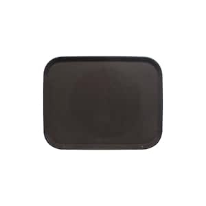 TrueCraftware 14" x 18" Rectangular Service Tray Fiberglass Brown- Non ...