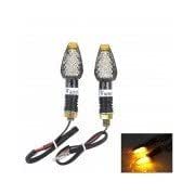 WaLangTing 0.5W 60lm 580nm 4-LED Yellow Light Motorcycle Steering Light ...