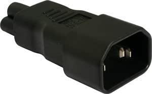 Consoletronic 3 Pin IEC Socket to Cloverleaf Plug Adapter Up To 250v ...