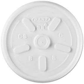 Amazon.com: Dart Plastic Lids, for 8Oz Hot/Cold Foam Cups, Vented, 1000 ...