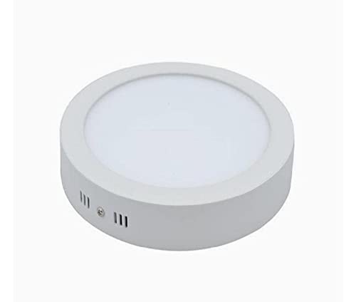 Buy MVL 15 Watt Round LED Ceiling Surface Panel Light (White, Pack of 1 ...