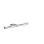 hansgrohe AddStoris Roll Holder with Shelf in Chrome 3-inch Accessories in Chrome, 41772000 ...