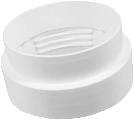 SPARES2GO Tumble Dryer Vent Adaptor 4" 100mm Threaded Female Duct Hose ...