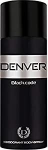 Buy Denver Deodorant Body Spray Black Code for Men, 150ml (Pack of 1 ...