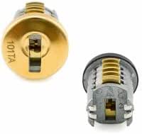 (Polished Brass) File Cabinet, Desk or Cubicle Replacement Lock Core ...