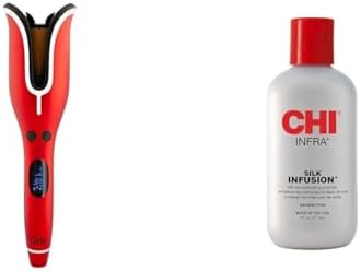 Amazon.com: CHI Spin N Curl Ceramic Rotating Curler, Ruby Red. Ideal ...