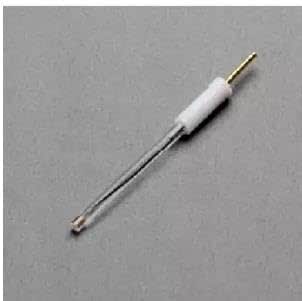 Detachable Ag/AgCl Reference Electrode - 3.8mm Glass Tube, Micro ...
