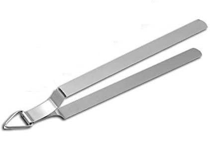 Buy Amzgear Silver Stainless Steel Chimta for Kitchen Use, Roti Tong ...