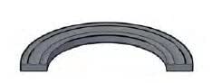 PP 25004000 PR - 4'' X 4-1/2'' X .137'' PIP Ring - Converts Single ...