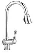 Jado Faucets 850 840 Vict Pull Down Kitchen Faucet UltraSteel - Touch ...