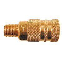 Coilhose 152-DL Brass Industrial Interchange Hose Fitting, 1/4" Coupler ...