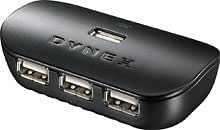 Amazon.com: Dynex 4-Port USB 2.0 Hub DX-HB4PT : Electronics