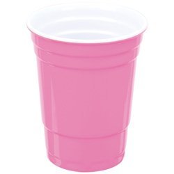 Buy Carson Home Accents Team Spirits Melamine Party Cups, Pink and ...