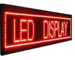 Silver Tree - P10 Red Led Scrolling Display Board, Outdoor Red Led Sign ...