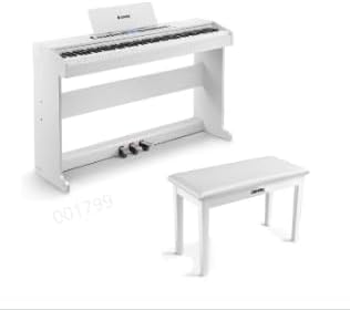 Amazon.com: Donner DDP-95 White Digital Piano+White Duet Piano Bench ...