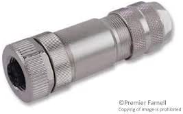 Amazon.com: TURCK CMB 8151-0 Connector M12 Female Straight FA 5 Wire ...