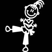 Amazon.com: My Family Car Stick Figure Sticker Decal Martial Arts Gear ...
