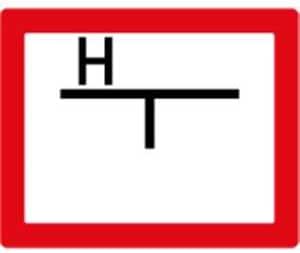 Schild Hydrantenschild Alu 2 mm, 20 x 25cm : Amazon.de: Baumarkt