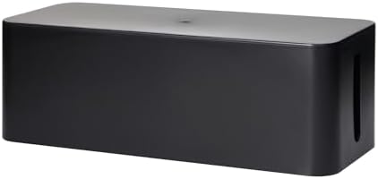Miratic Boite Range Cable Rangement Bureau Cable Box Grand et Ventilé ...